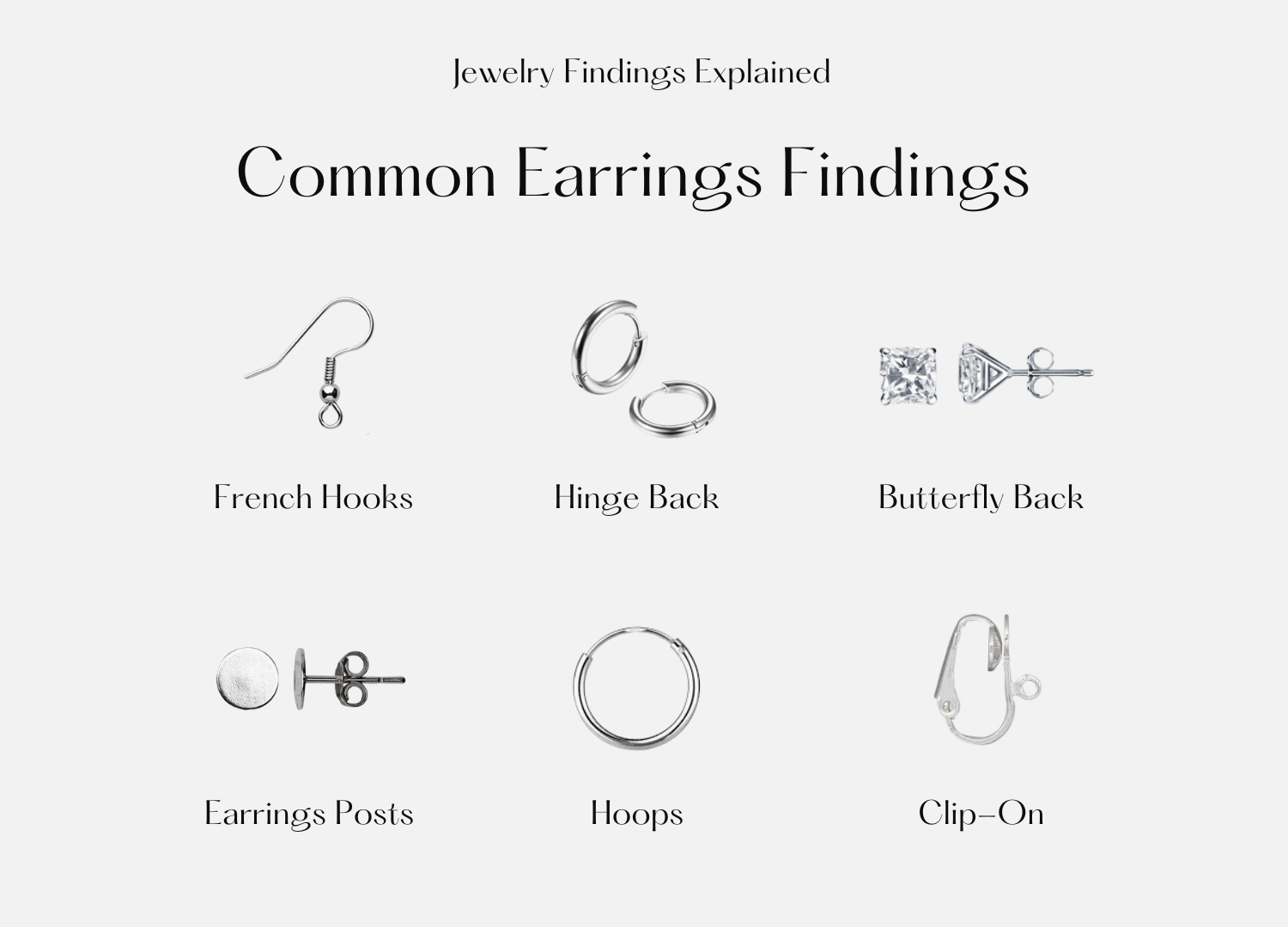 Types of Jewelry Findings Explained: Clasps, Earrings & More